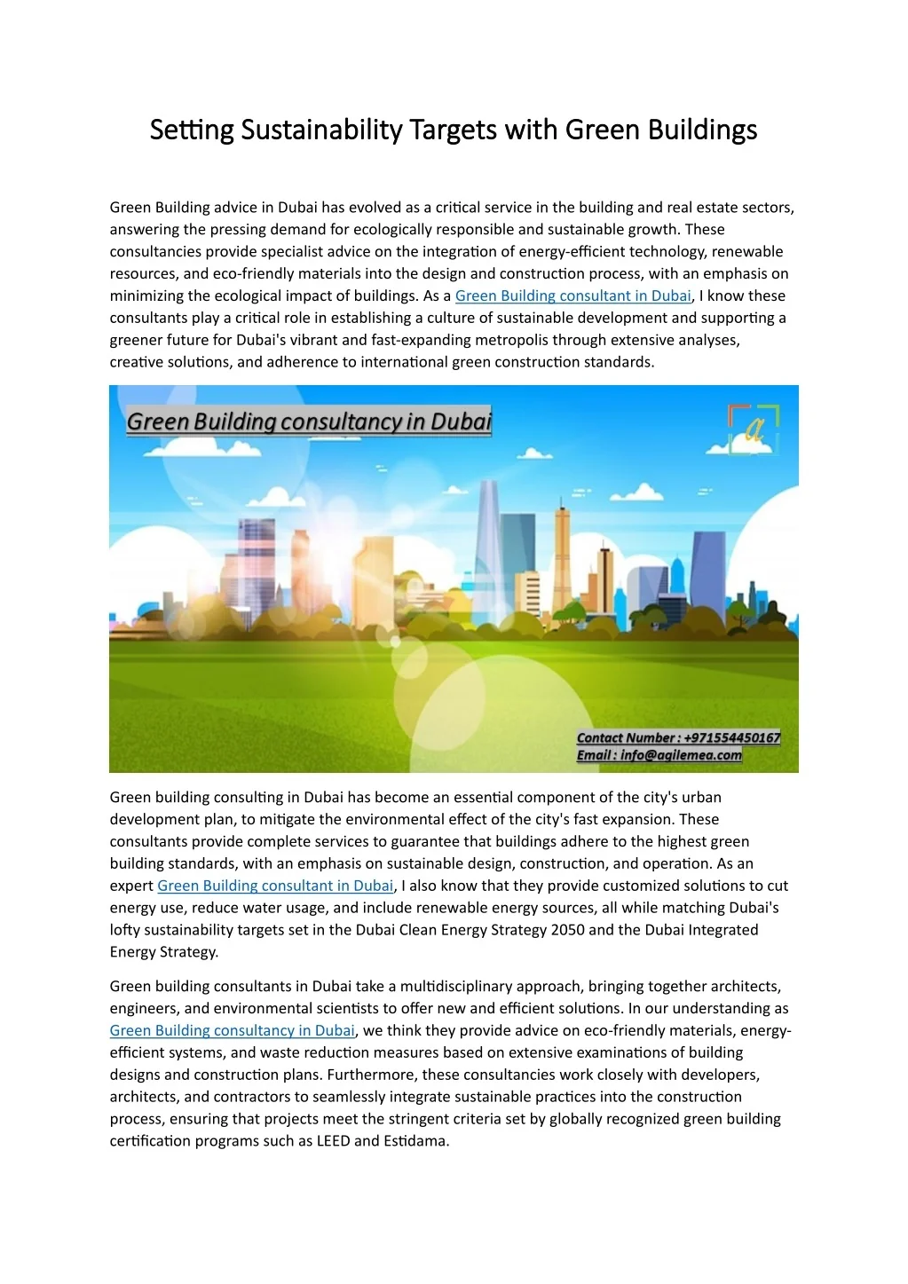 PPT - Setting Sustainability Targets with Green Buildings PowerPoint ...