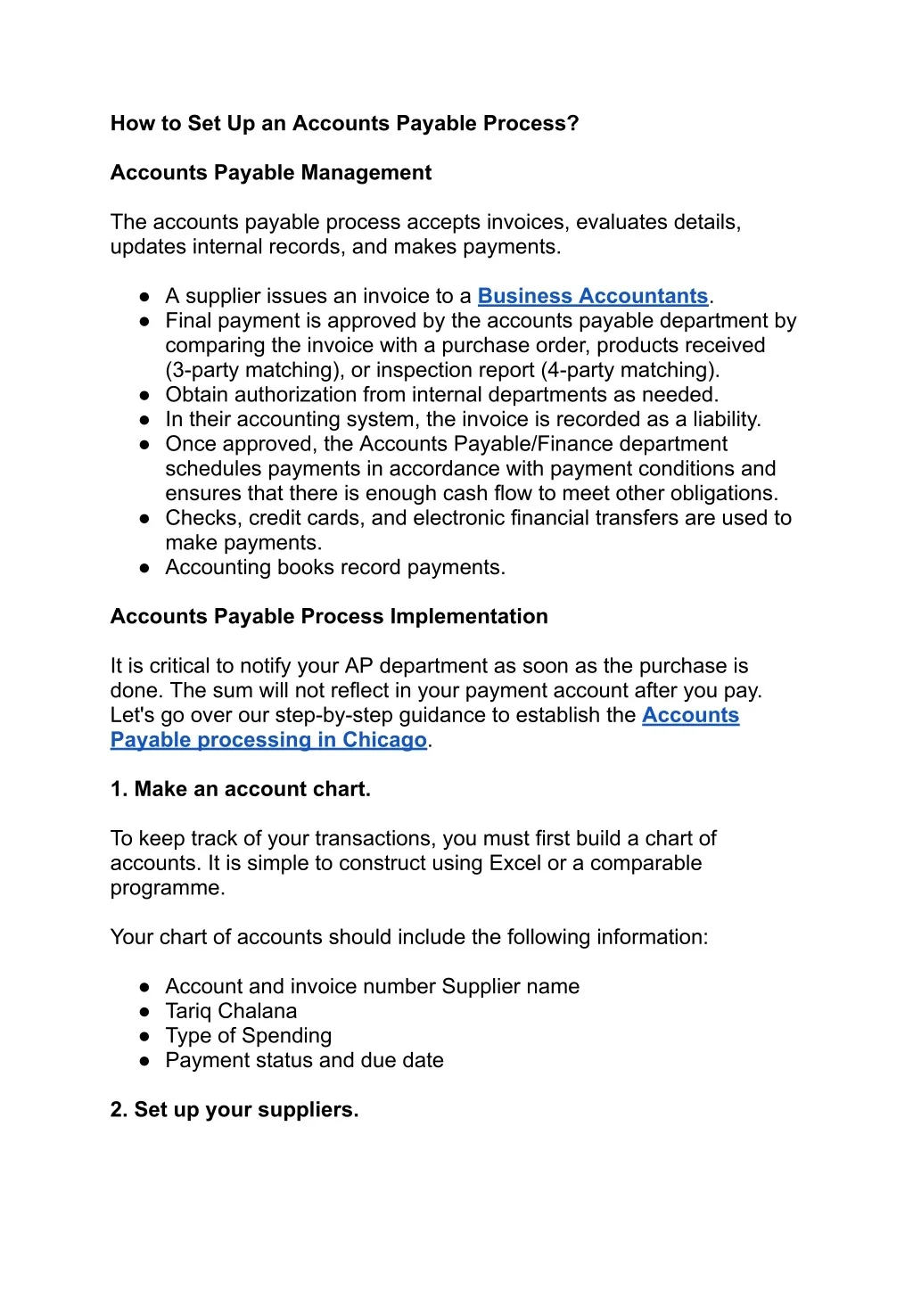PPT - How to Set Up an Accounts Payable Process PowerPoint Presentation ...