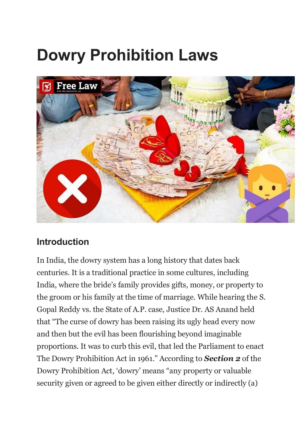 PPT - Dowry Prohibition Laws PowerPoint Presentation, free download ...