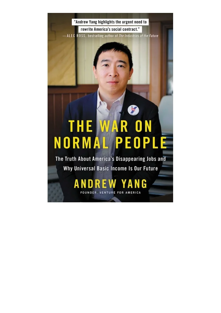 PPT - Download The War On Normal People The Truth About Americas ...