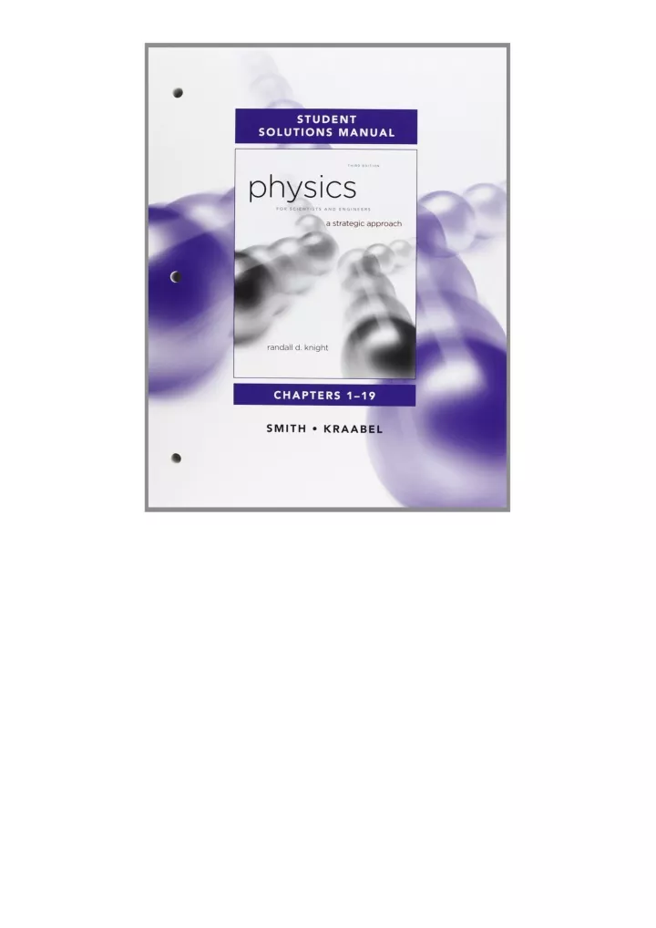 PPT - Download PDF Student Solutions Manual For Physics For Scientists ... PPT - Download PDF Student Solutions Manual For Physics For Scientists ...