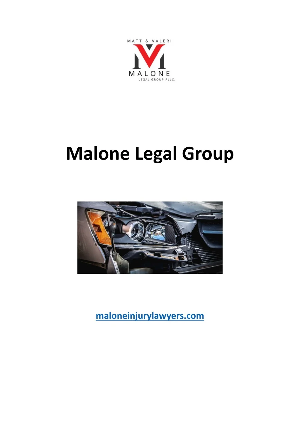 PPT - Malone Legal Group PowerPoint Presentation, free download - ID ...