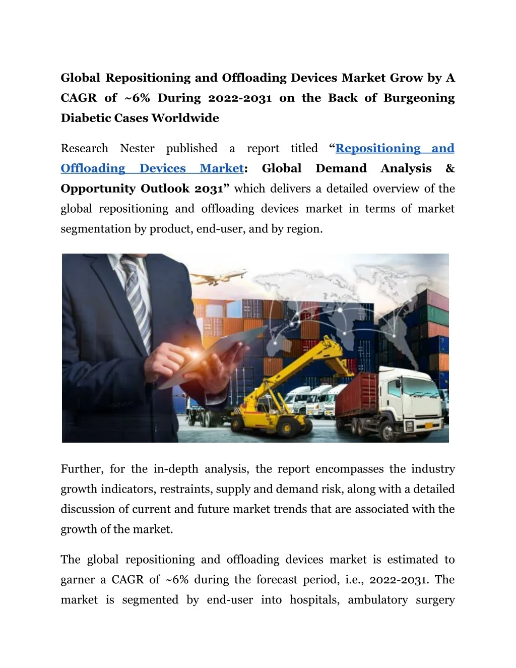 PPT - Repositioning and Offloading Devices Market PowerPoint ...