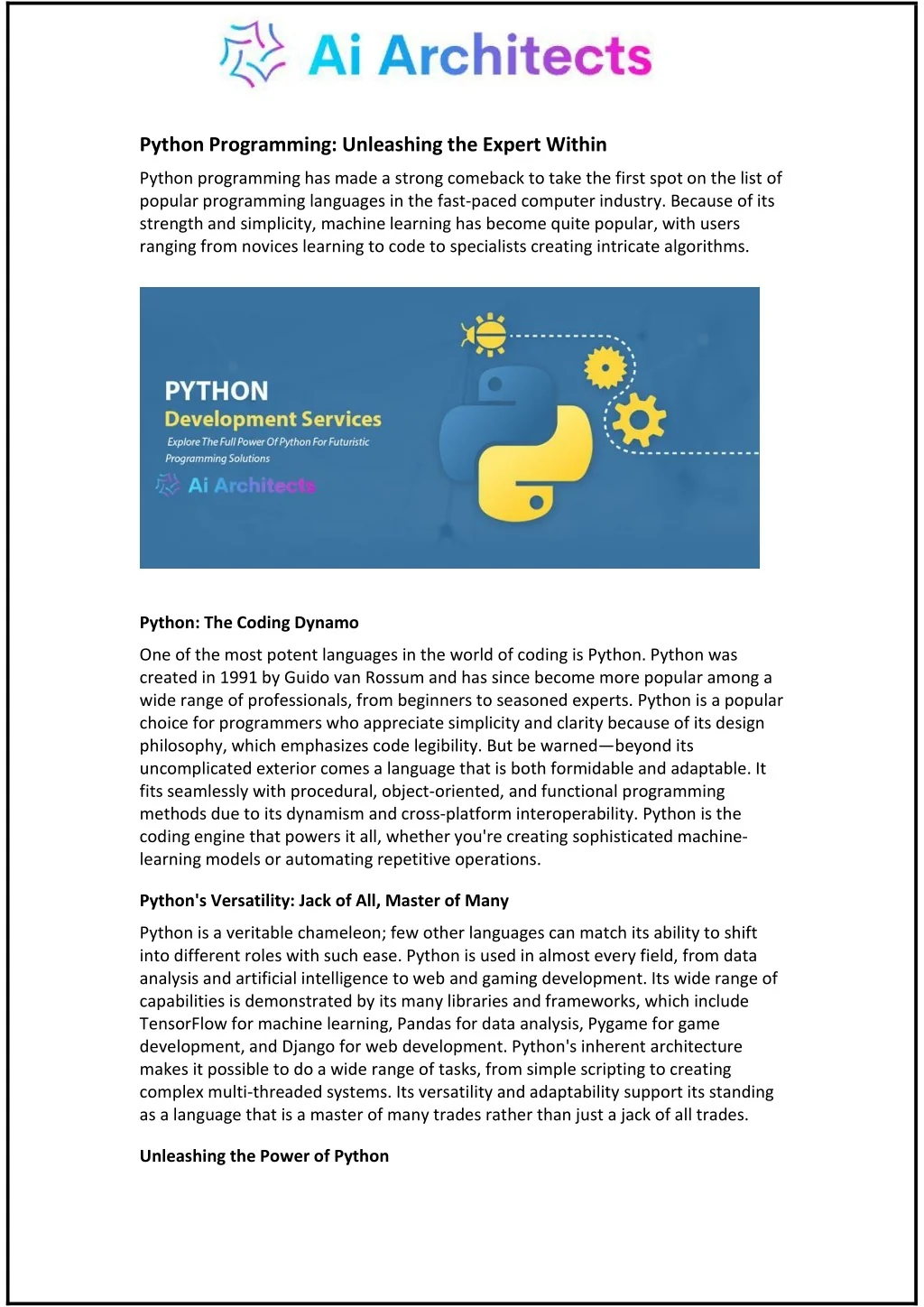 PPT - Python Programming: Unleashing the Expert Within PowerPoint Presentation - ID:12599736