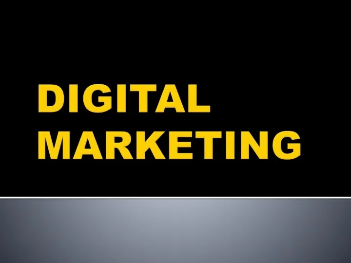 PPT - DIGITAL MARKETING - BOOST YOUR BUSINESS AND SALES PowerPoint ...