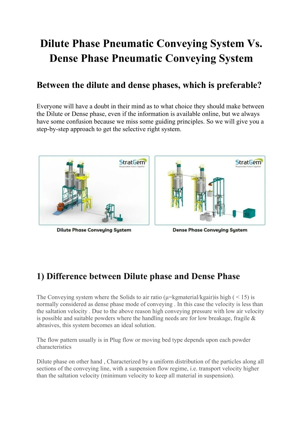 PPT - Dilute Vs. Dense Phase Pneumatic Conveying System PowerPoint ...