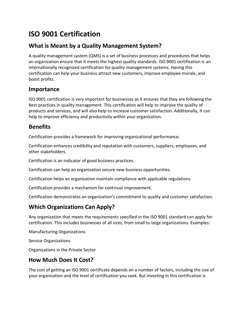 PPT - ISO 9001 certification-Website-Article modify PowerPoint ...