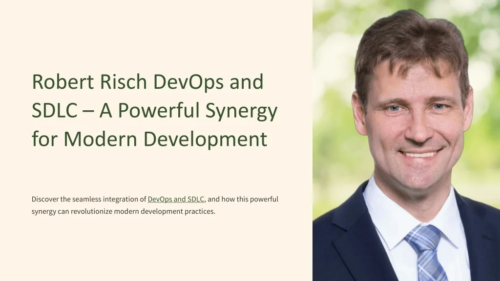 PPT - Robert Risch DevOps and SDLC A Powerful Synergy for Modern ...
