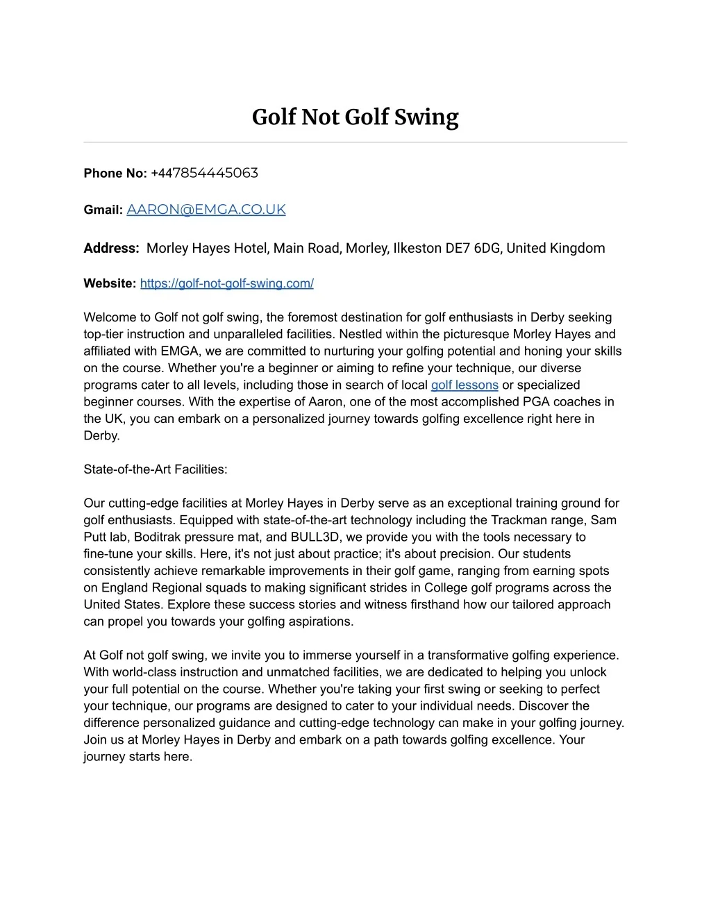 PPT - Golf Not Golf Swing PowerPoint Presentation, free download - ID ...