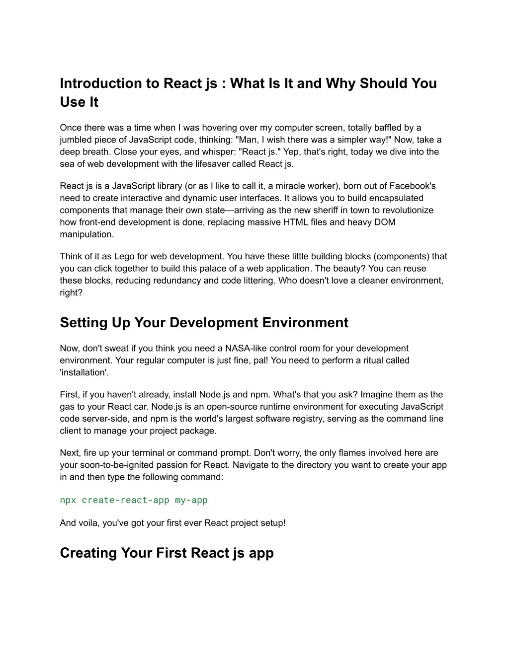 PPT - Introduction to React js_ What Is It and Why Should You Use It ...