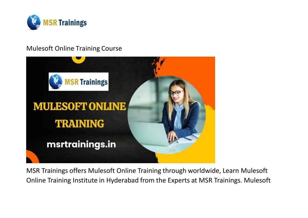 PPT - Mulesoft Online Training Course PowerPoint Presentation, free ...