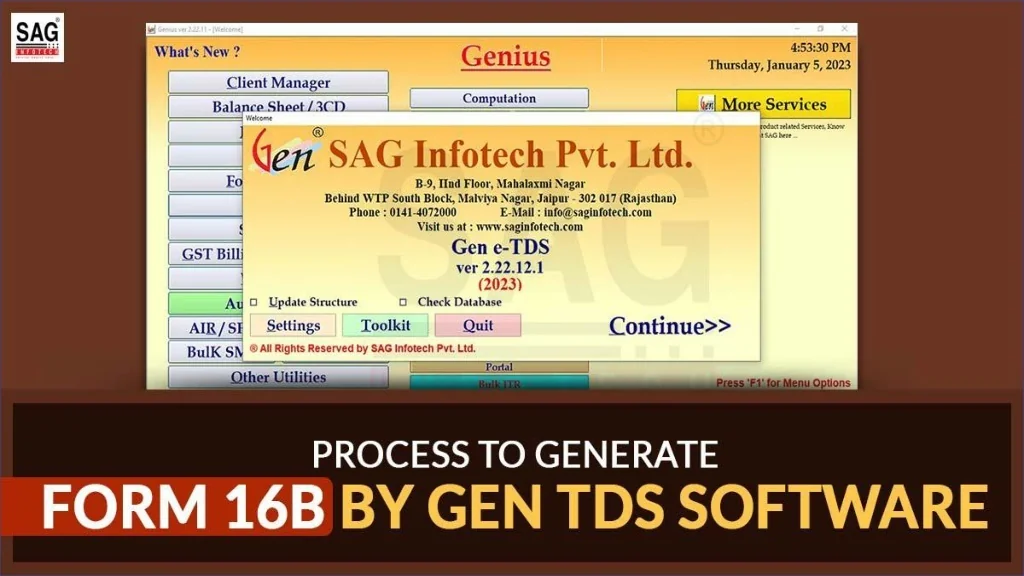 PPT - Step-by-Step Guide to Generate Form 16B Certificate with Gen TDS ...