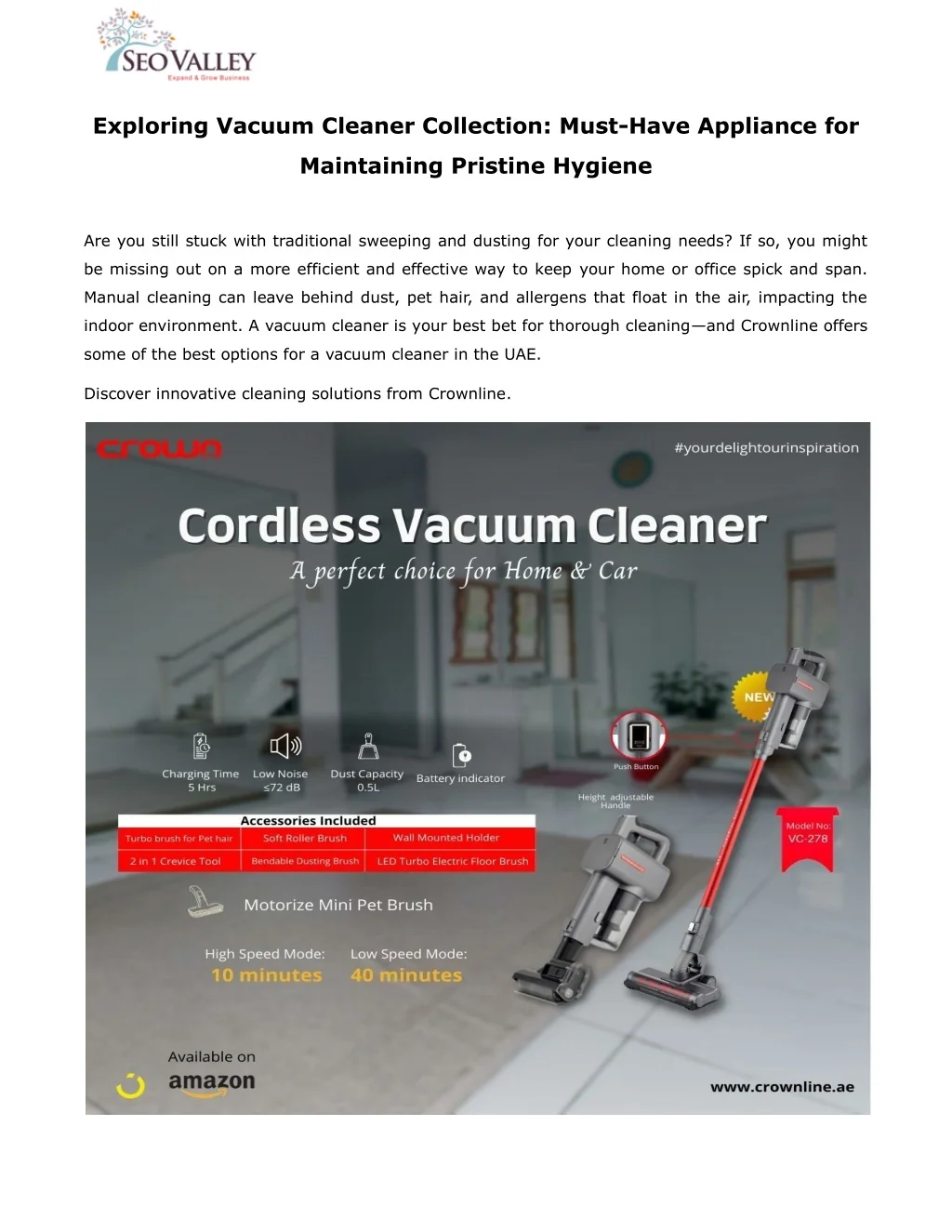 PPT - Exploring Vacuum Cleaner Collection Must-Have Appliance for ...