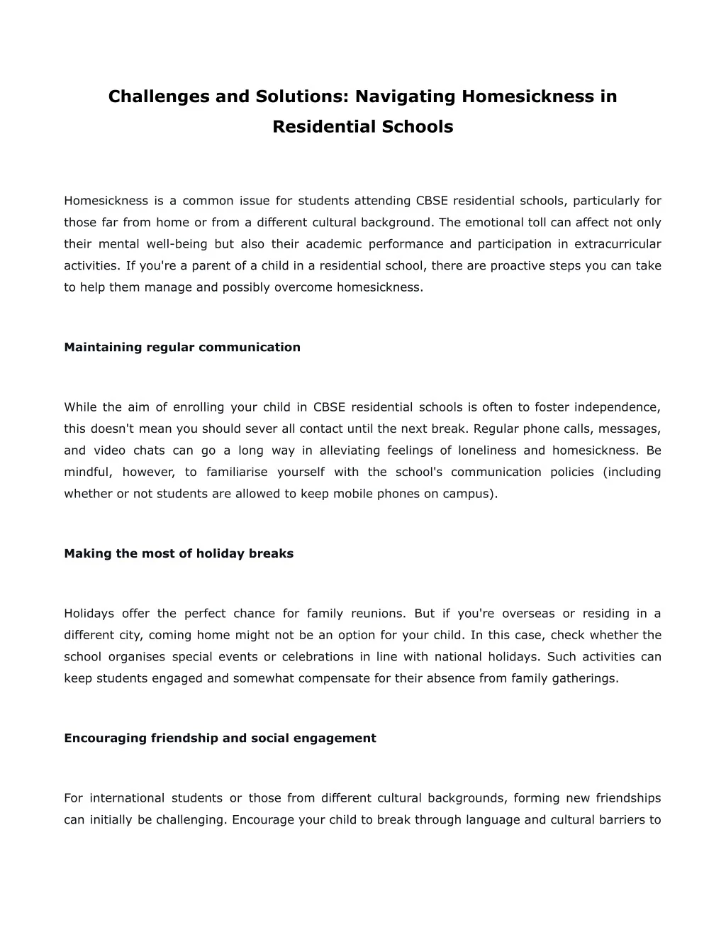 PPT - Challenges and Solutions Navigating Homesickness in Residential ...