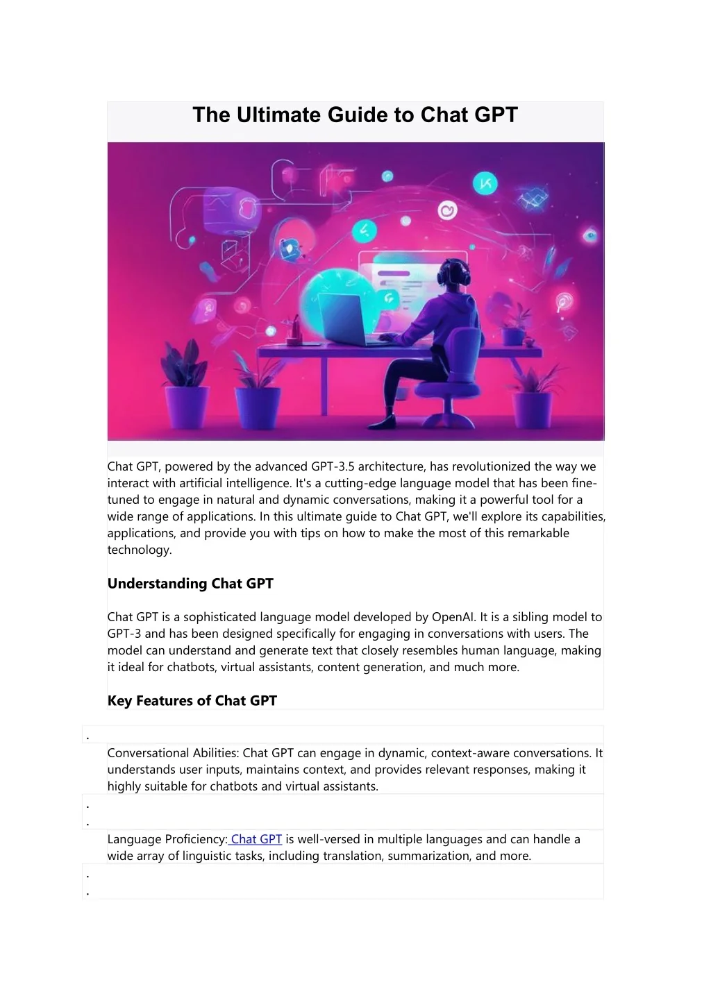PPT - The Ultimate Guide to Chat GPT PowerPoint Presentation, free ...