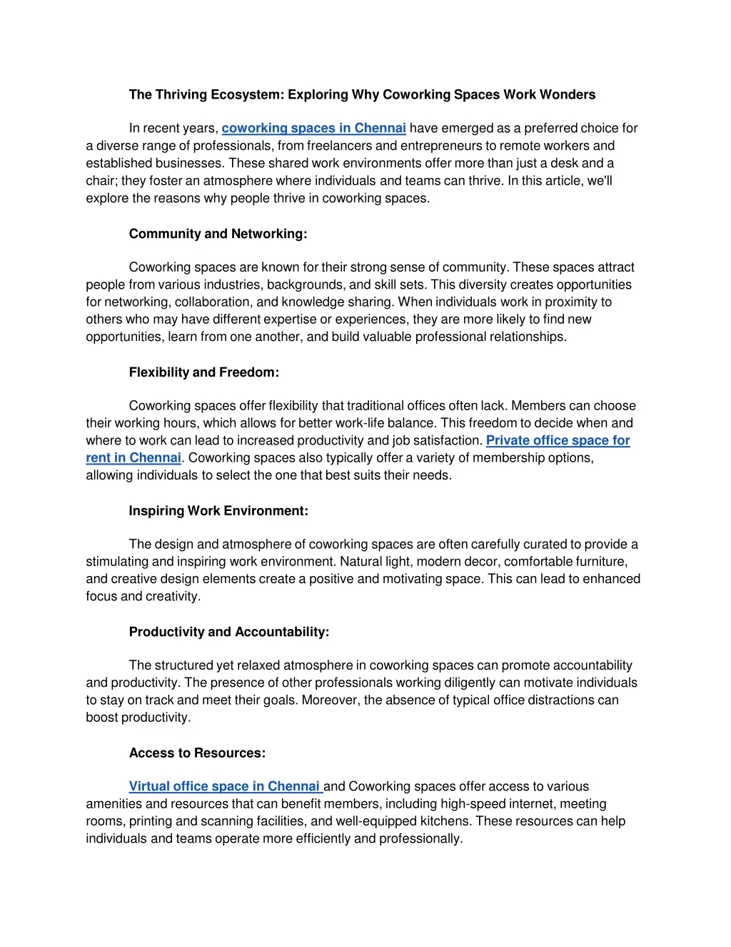 PPT - The Thriving Ecosystem_ Exploring Why Coworking Spaces Work ...