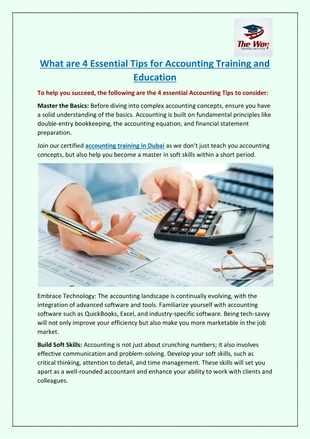PPT - What are 4 Essential Tips for Accounting Training and Education ...