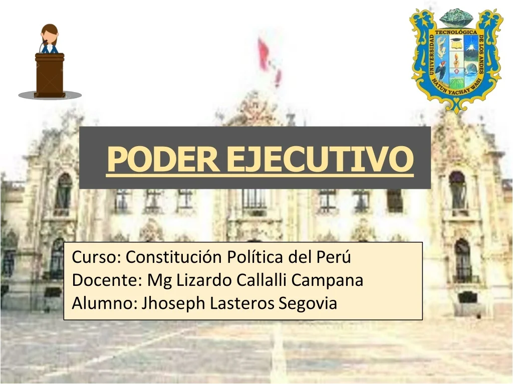 PPT - PODER EJECUTIVO PowerPoint Presentation, free download - ID:12628030