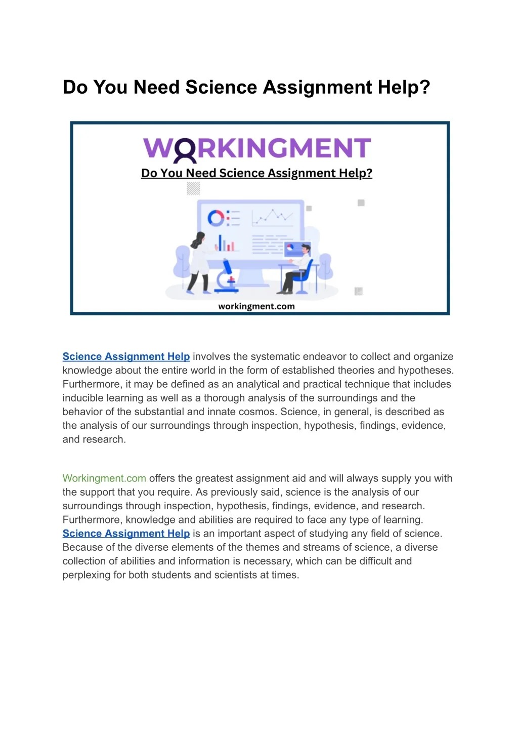 PPT - Do You Need Science Assignment Help PowerPoint Presentation, free ...