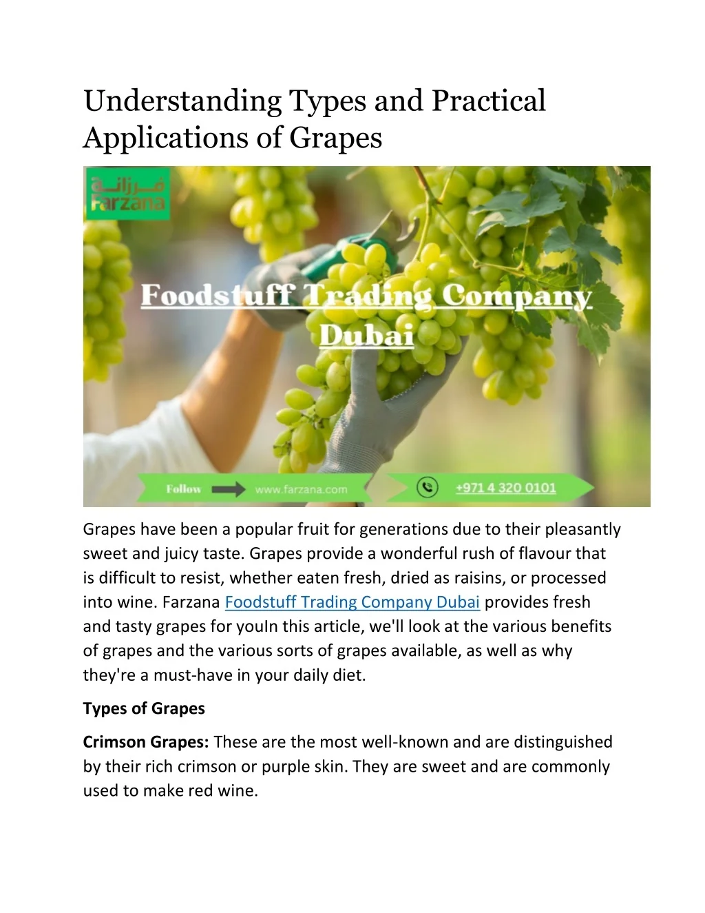 PPT - Understanding Types and Practical Applications of Grapes ...