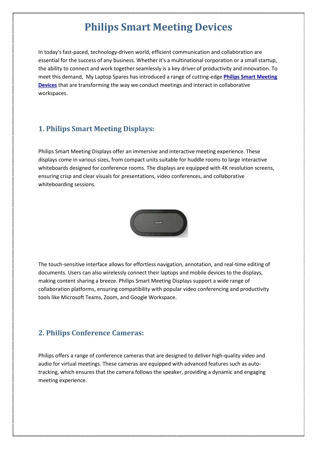 PPT - Philips Smart Meeting Devices PowerPoint Presentation, free ...