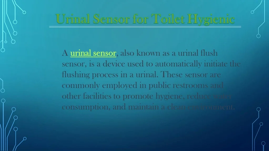 PPT - Urinal Sensor for Toilet Hygienic PowerPoint Presentation, free ...