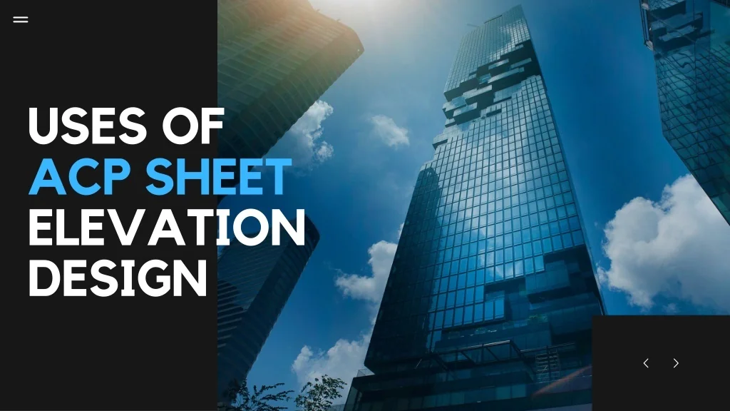 PPT - The Use of ACP Sheet Elevation Design PowerPoint Presentation ...