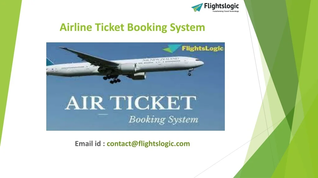 PPT - Airline Ticket Booking System PowerPoint Presentation, free ...