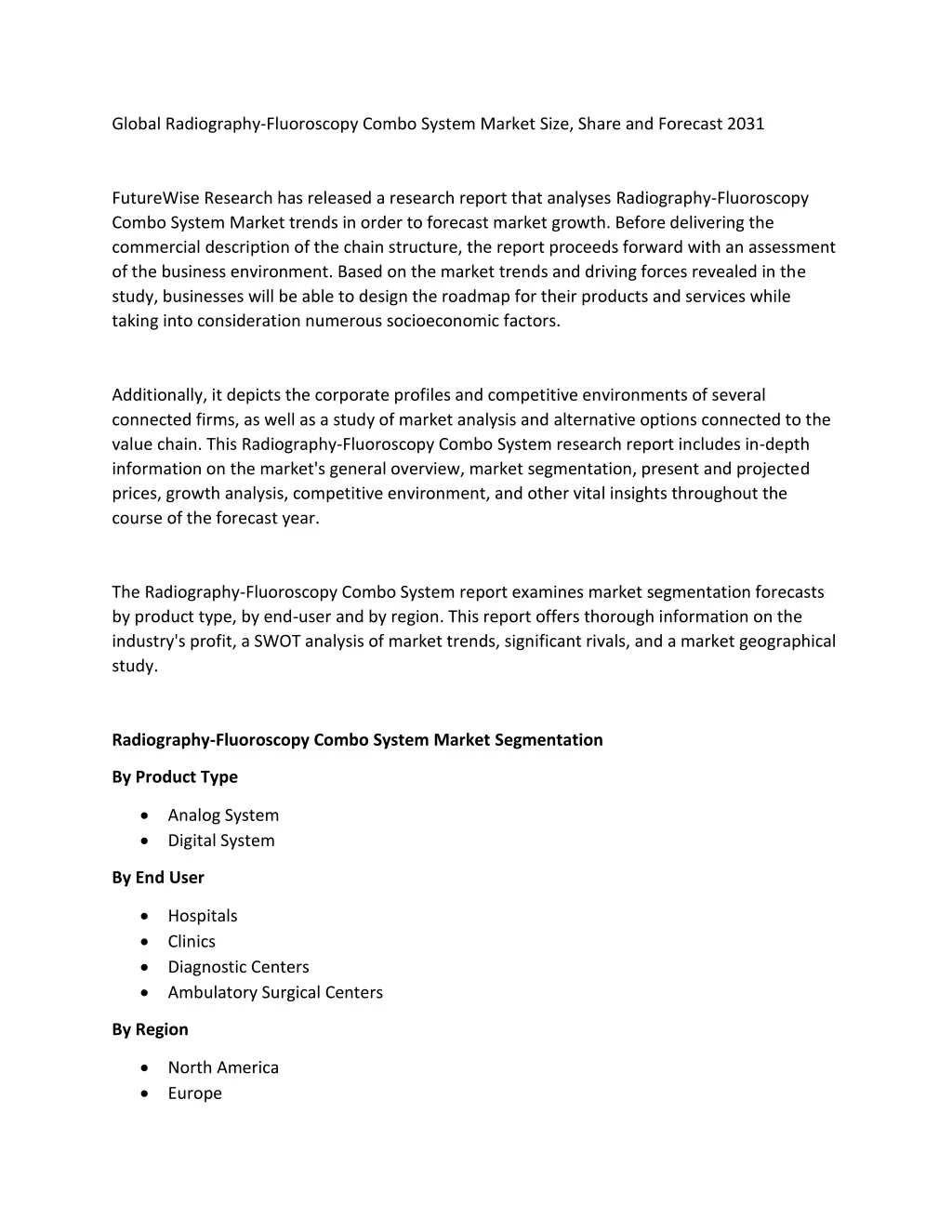 PPT - Radiography-Fluoroscopy Combo System Market PowerPoint ...