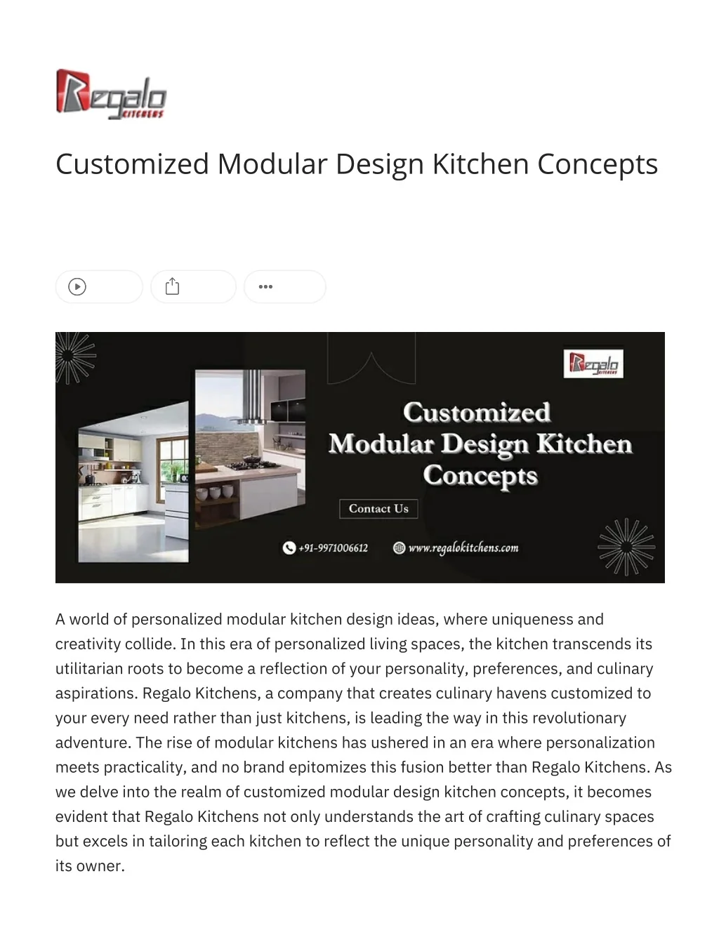 PPT - Customized Modular Design Kitchen Concepts PowerPoint ...