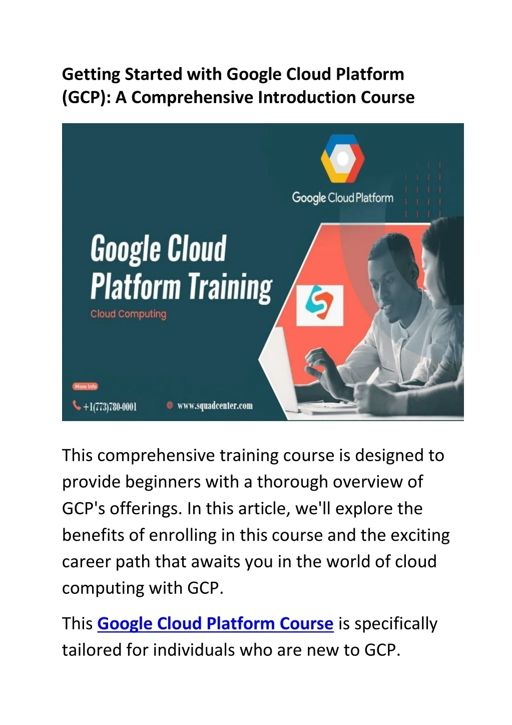 PPT - Getting Started with Google Cloud Platform (GCP) A Comprehensive Introduction PowerPoint ...