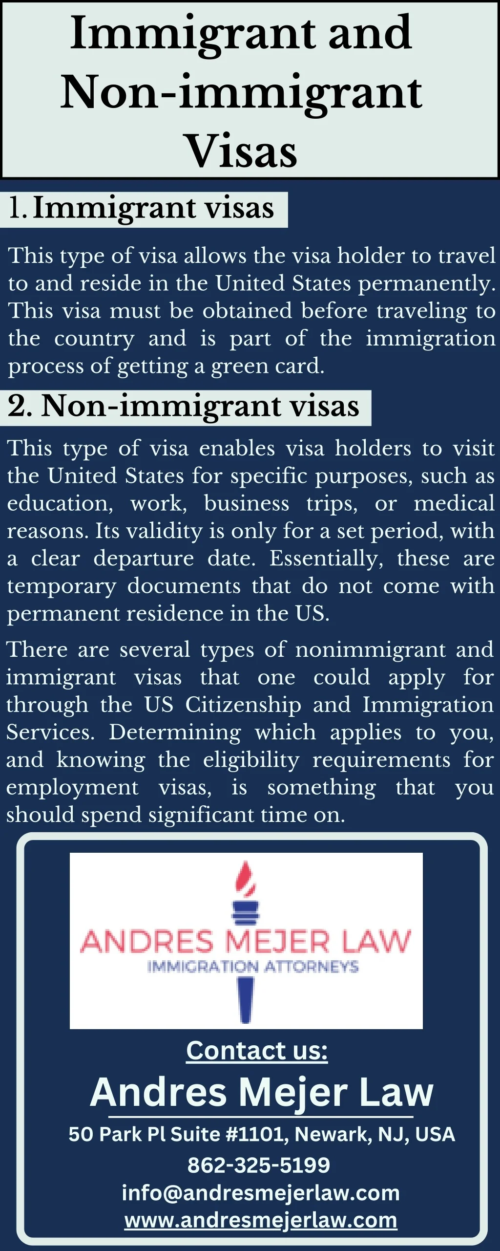 PPT - Immigrant and Non-immigrant Visas PowerPoint Presentation, free ...