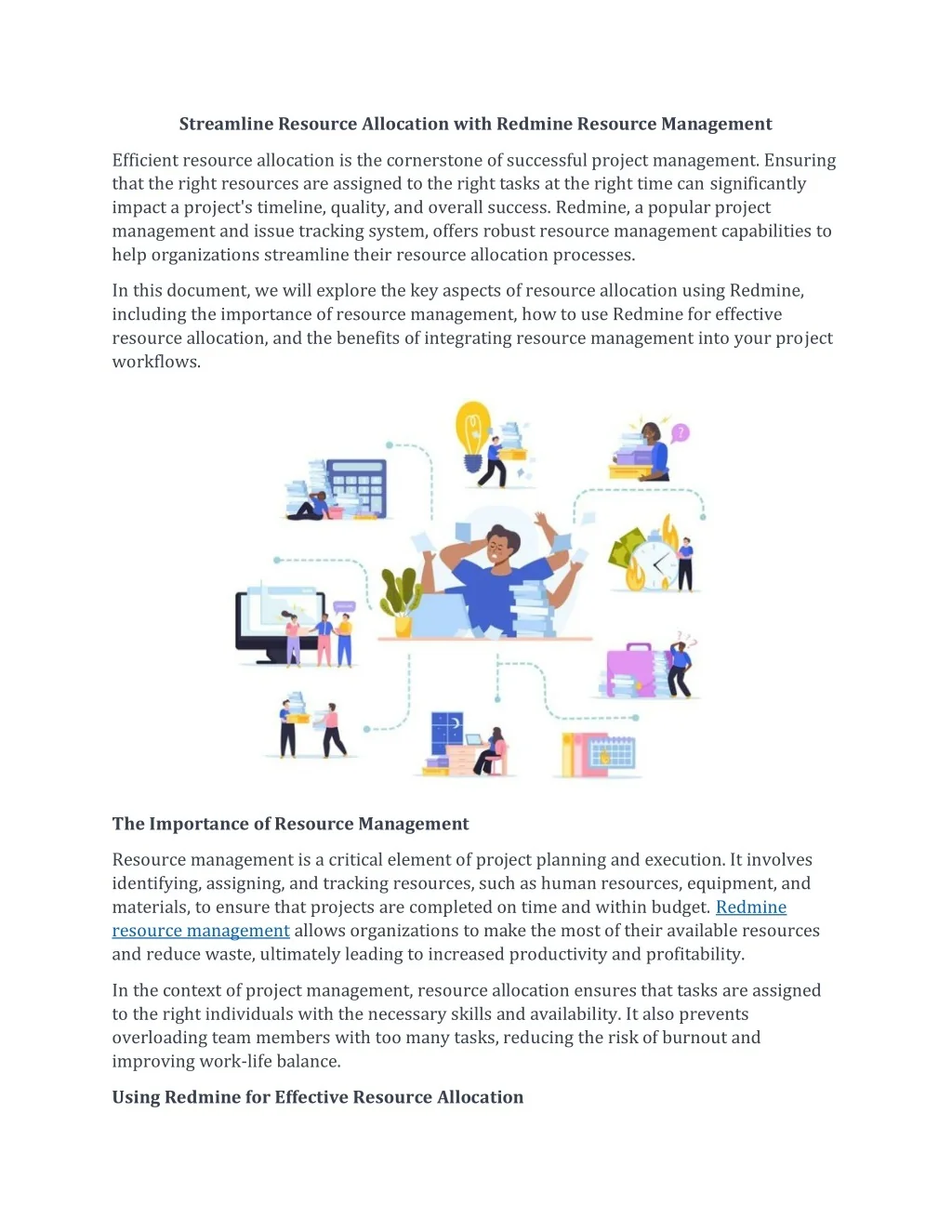 Ppt Streamline Resource Allocation With Redmine Resource Management Powerpoint Presentation