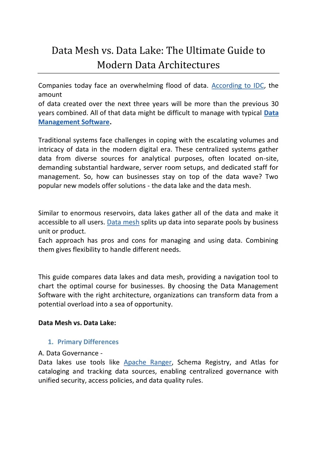 PPT - Data Mesh vs Data Lake The Ultimate Guide to Modern Data Architectures PowerPoint ...