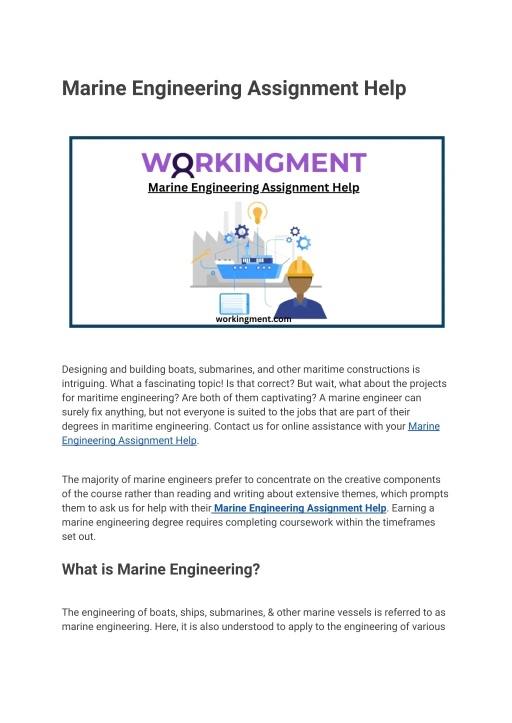 PPT - Marine Engineering Assignment Help PowerPoint Presentation, free ...