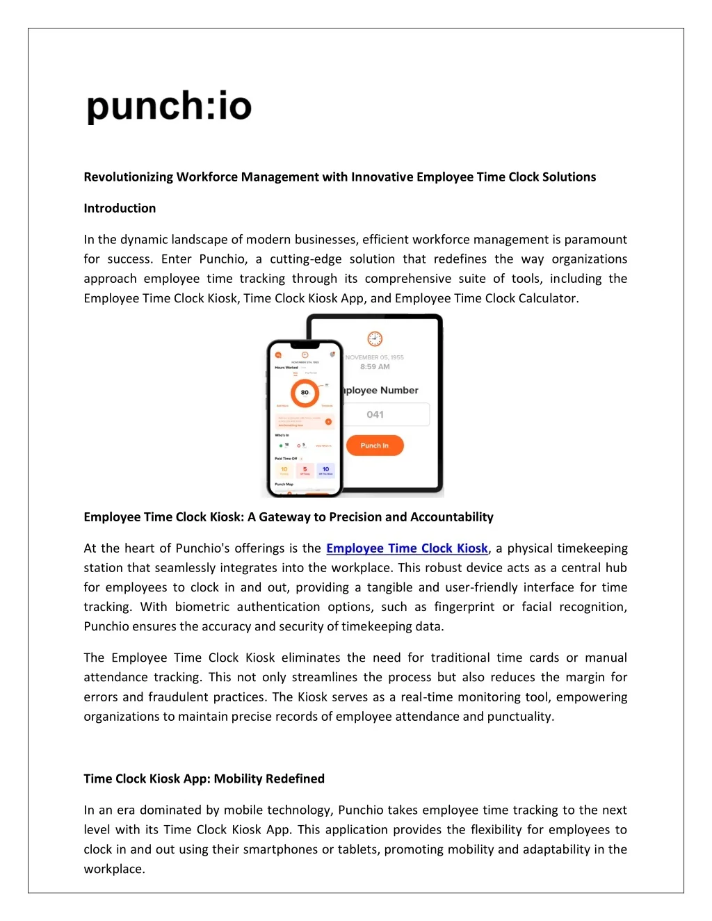 PPT - Revolutionizing Workforce Management with Innovative Employee Time Clock Solutions ...