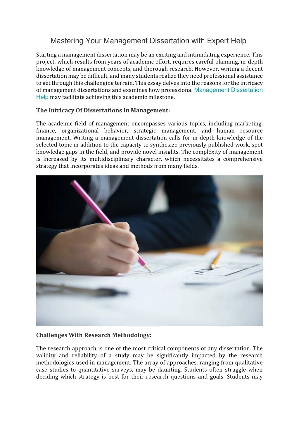 PPT - Mastering Your Management Dissertation with Expert Help ...