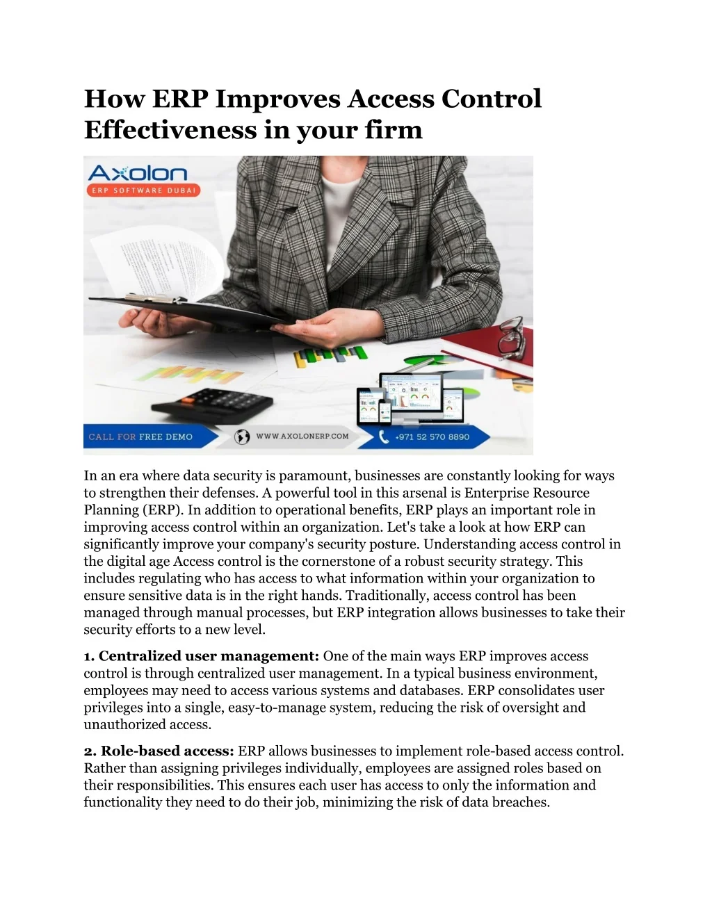 PPT - How ERP Improves Access Control Effectiveness in your firm ...