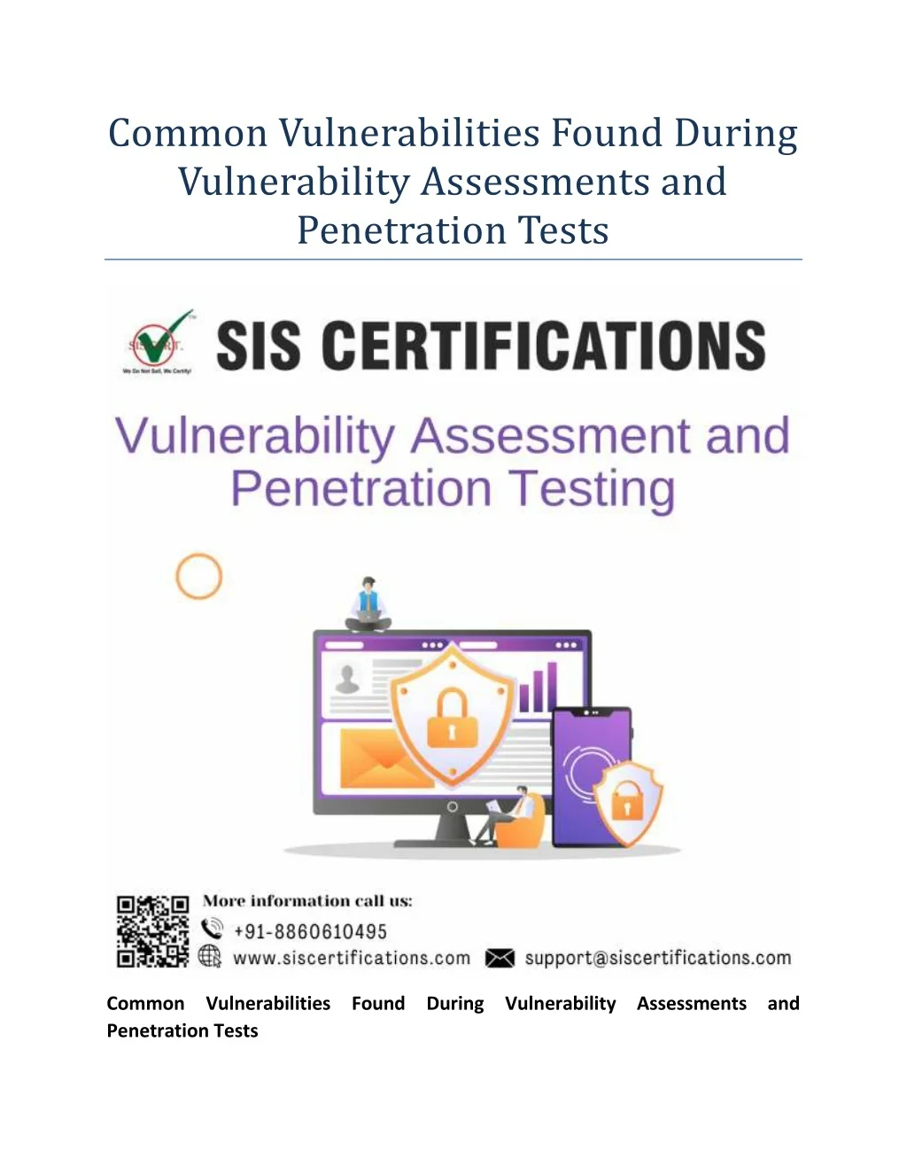 PPT - Vulnerabilities Found During Vulnerability Assessments and ...