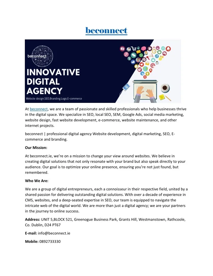 PPT - beconnect PowerPoint Presentation, free download - ID:12656737