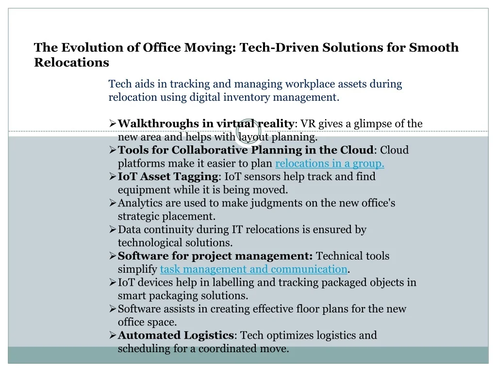 PPT - The Evolution of Office Moving PowerPoint Presentation, free ...