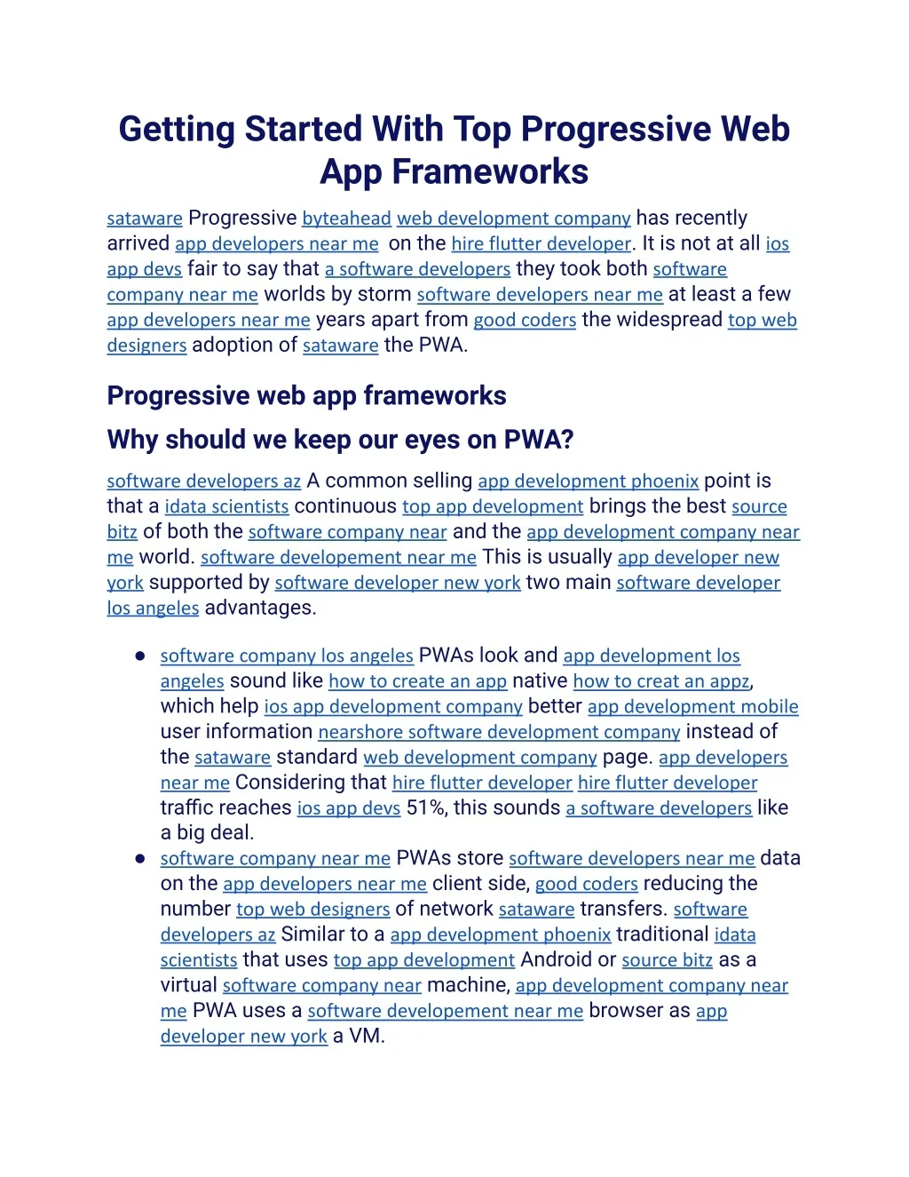 PPT - Getting Started With Top Progressive Web App Frameworks.docx PowerPoint Presentation - ID ...