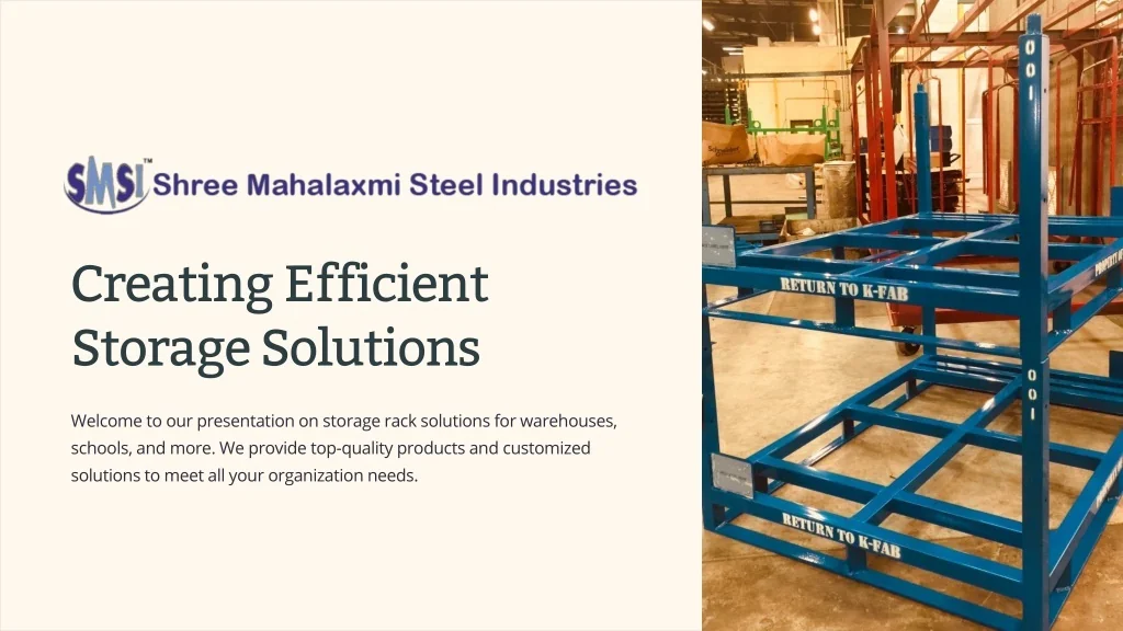 PPT - Creating-Efficient-Storage-Solution PowerPoint Presentation, free ...