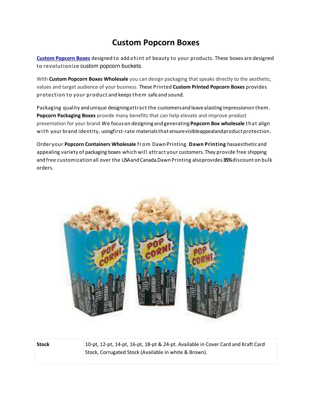 PPT - Custom Popcorn Boxes PowerPoint Presentation, free download - ID ...
