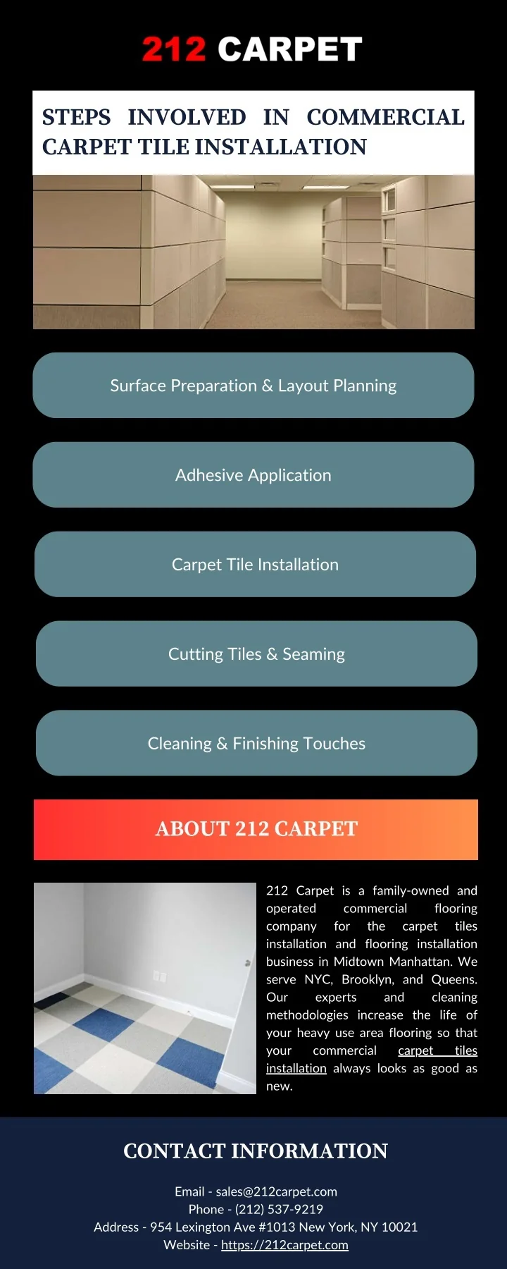 PPT - Steps Involved in Commercial Carpet Tile Installation PowerPoint ...