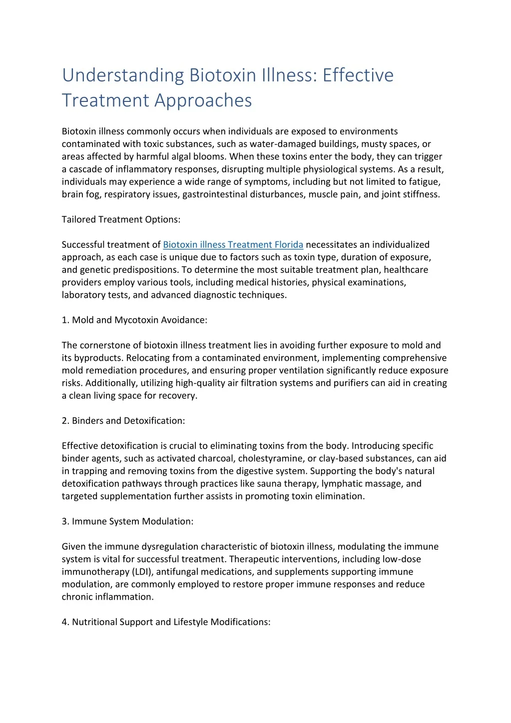 PPT - Understanding Biotoxin Illness Effective Treatment Approaches ...
