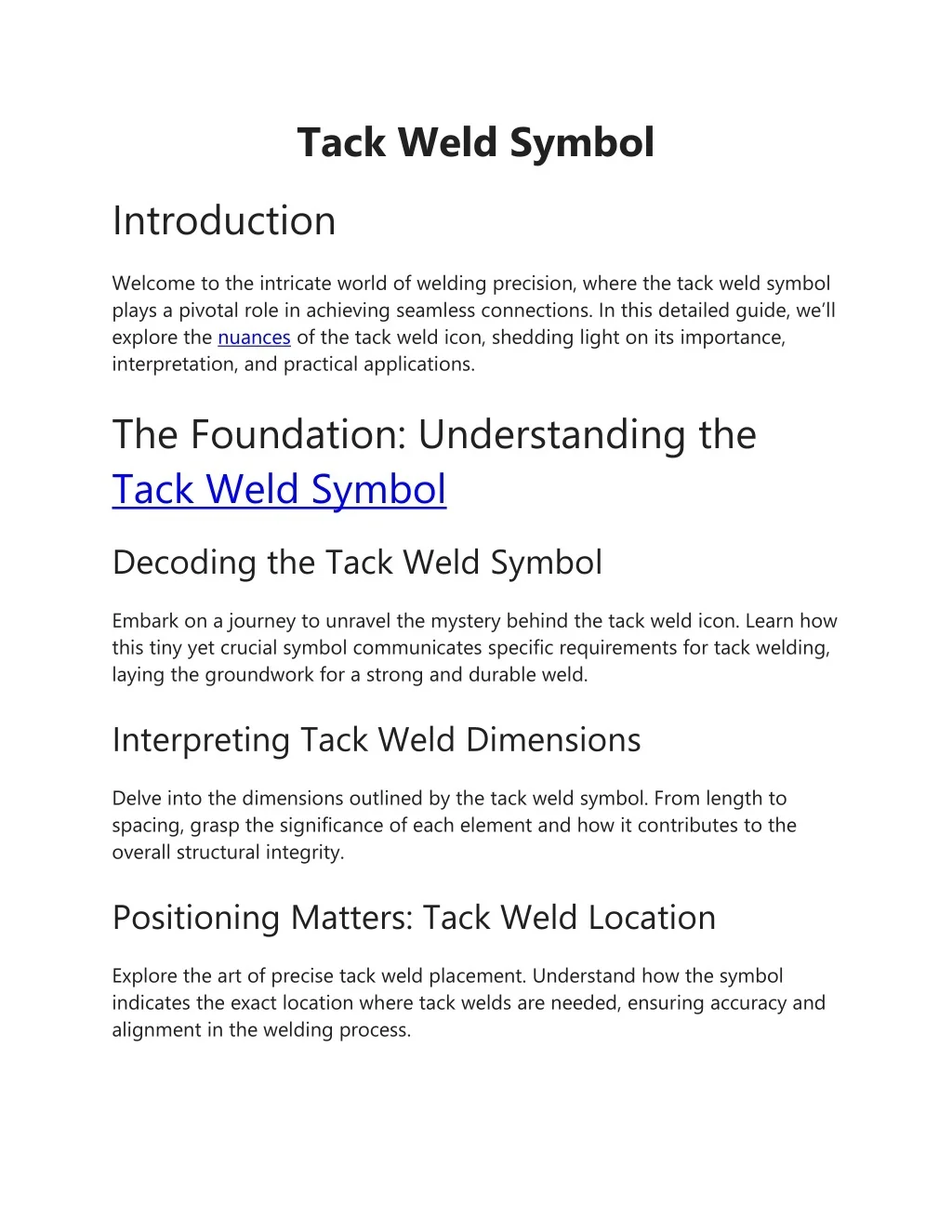PPT - Tack Weld Symbol PowerPoint Presentation, free download - ID:12671608