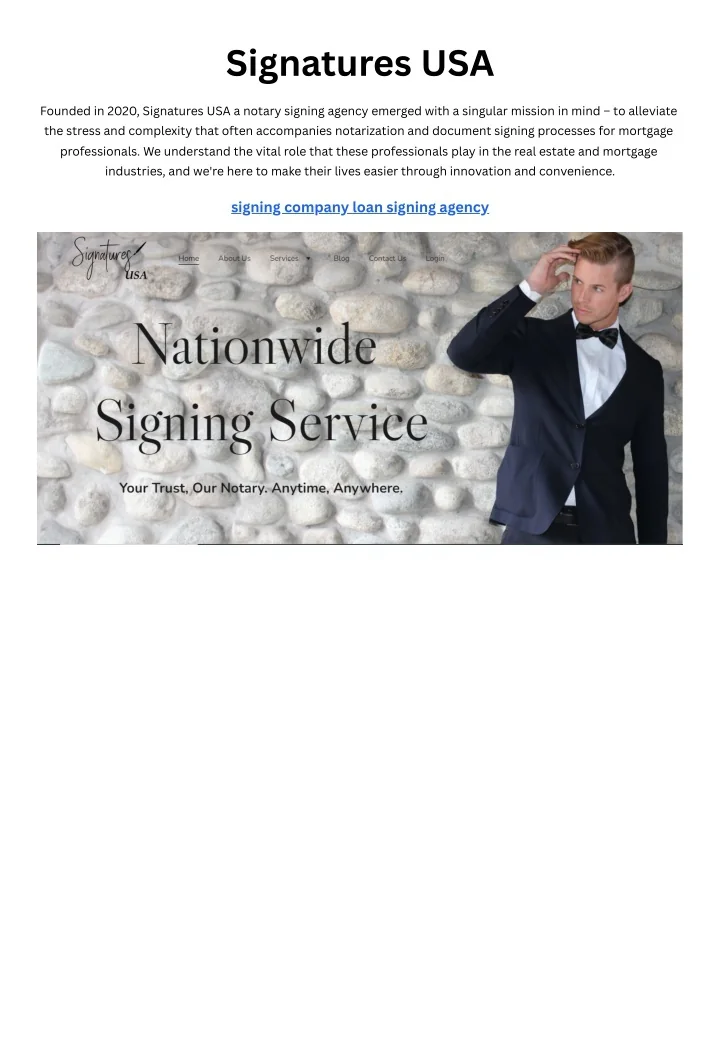 PPT - Signatures USA PowerPoint Presentation, free download - ID:12673377