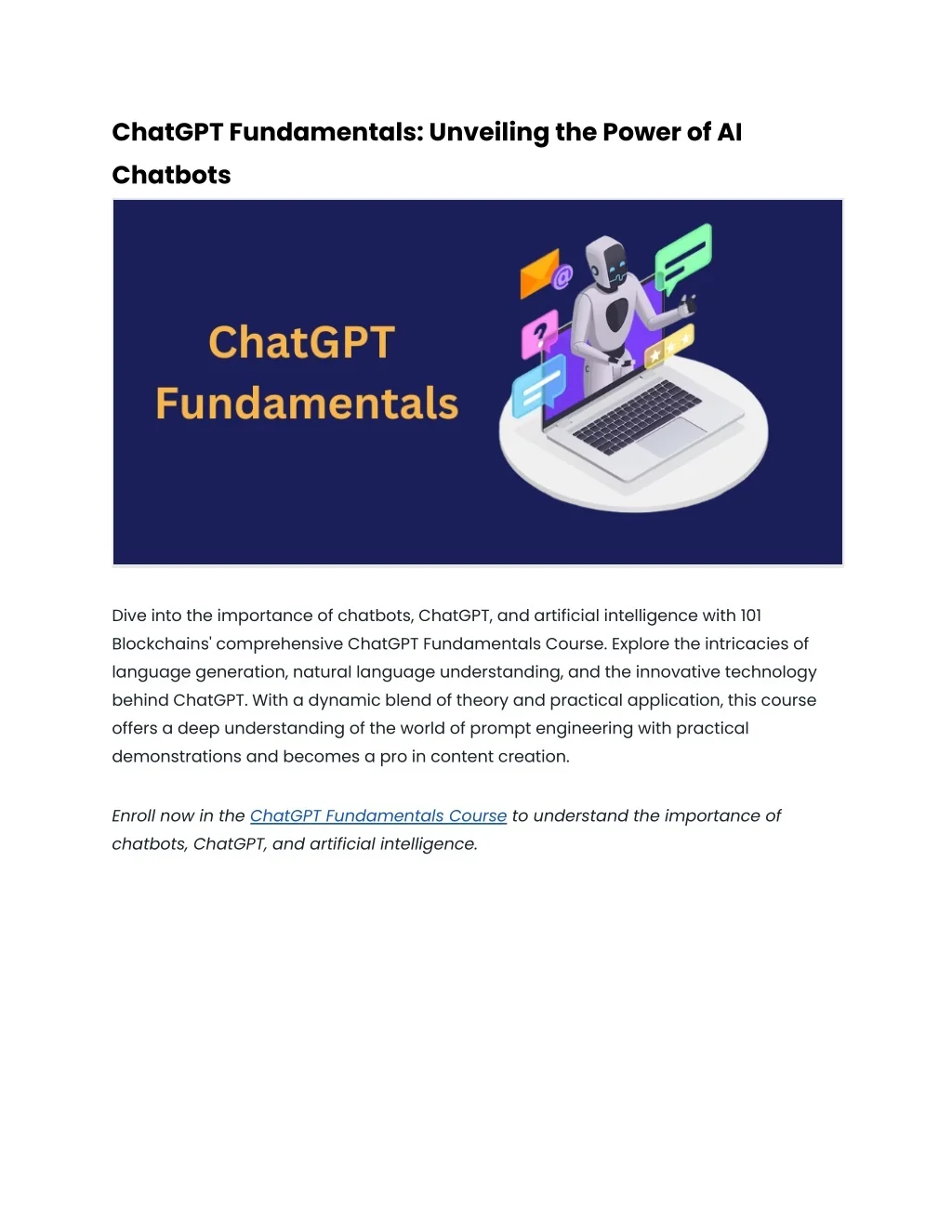 PPT - ChatGPT Fundamentals_ Unveiling the Power of AI Chatbots ...