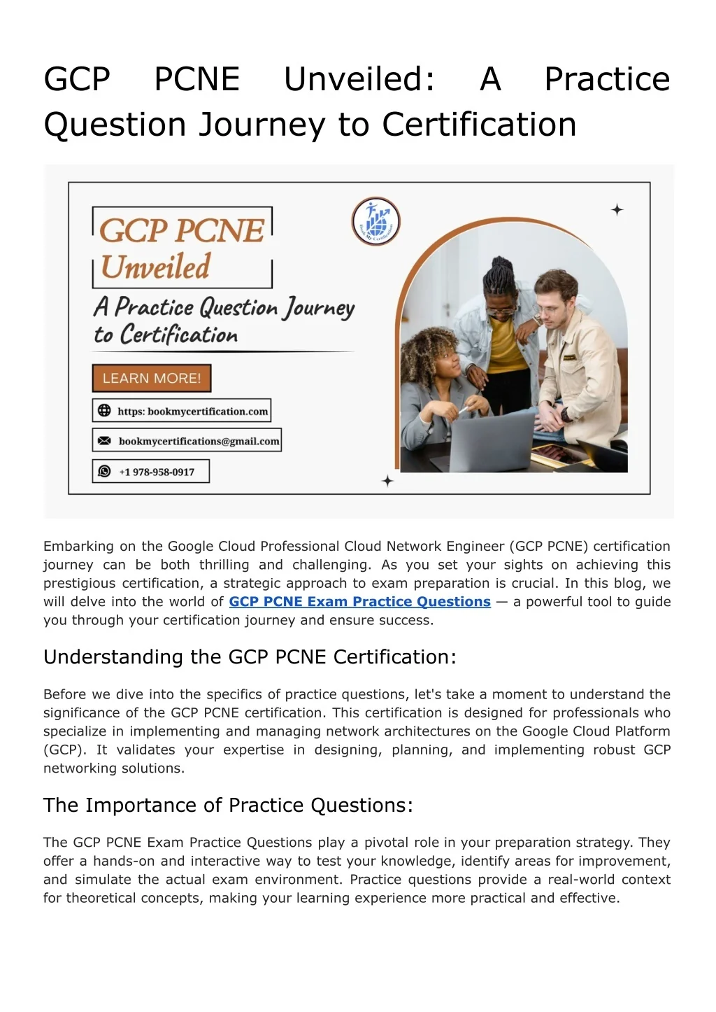 PPT - GCP PCNE Unveiled_ A Practice Question Journey to Certification ...